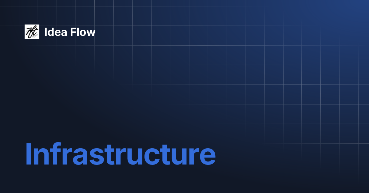Infrastructure | Idea Flow