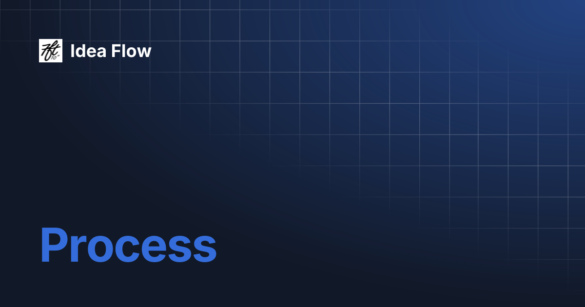 Process | Idea Flow