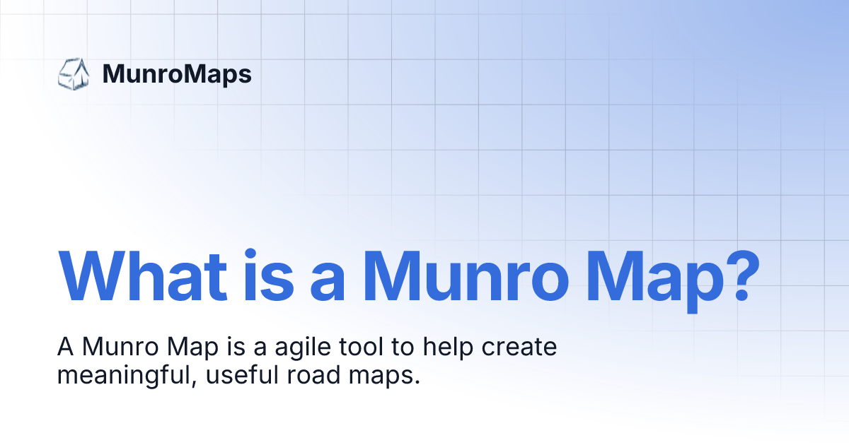 What is a Munro Map? | MunroMaps